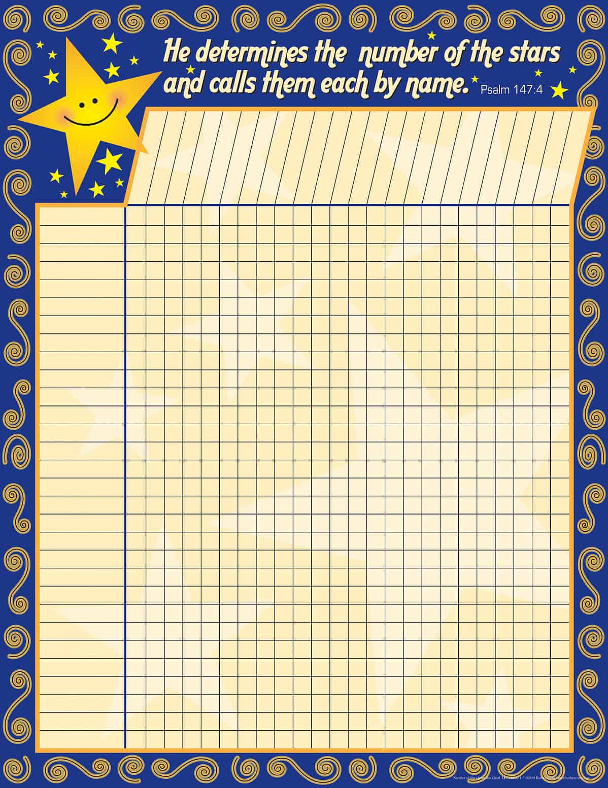 Instructional Chart - 1 to 100 Number Grid - Barker Creek Publishing