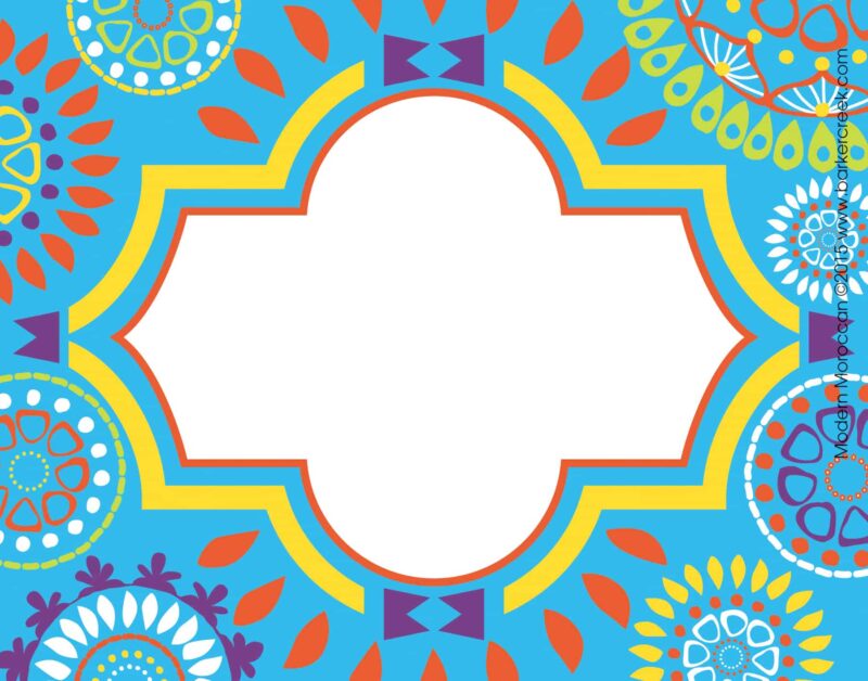 Moroccan Name Tags/Self-Adhesive Labels, 45/Pack - Barker Creek Publishing