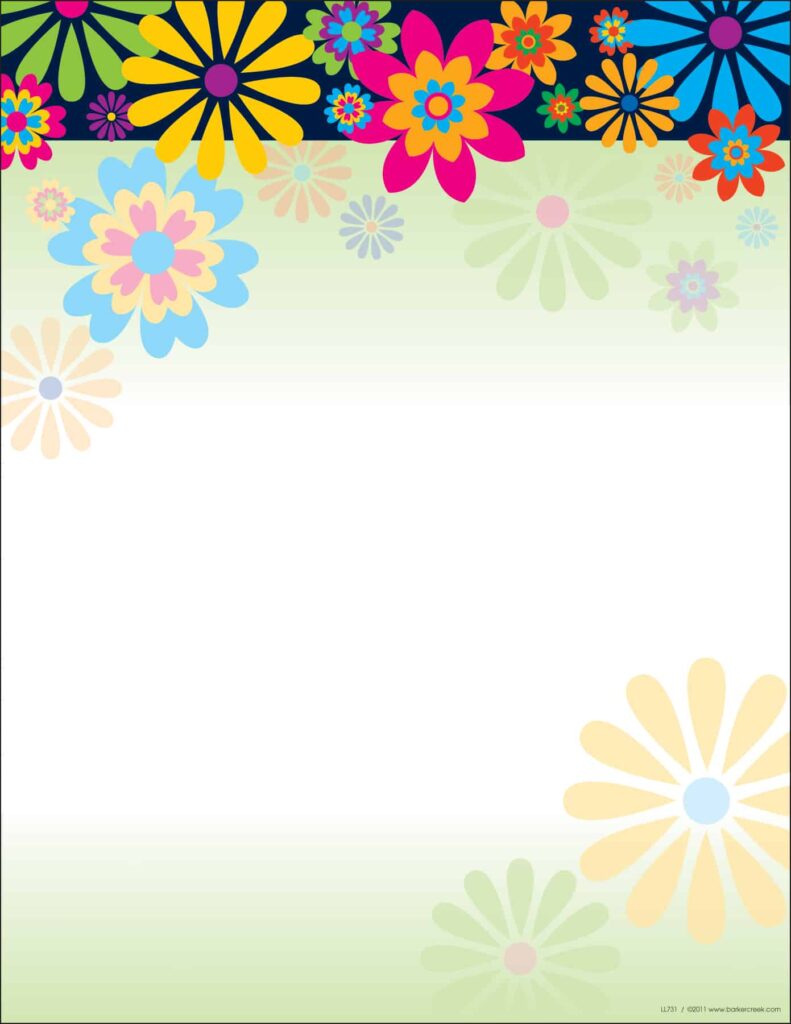 Graphic Design Computer Paper (4 designs), 200 sheets/Package - Barker ...