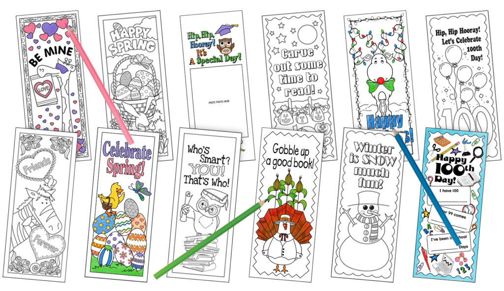 Celebrate the Year Bookmark Set, 360/Set - Barker Creek Publishing