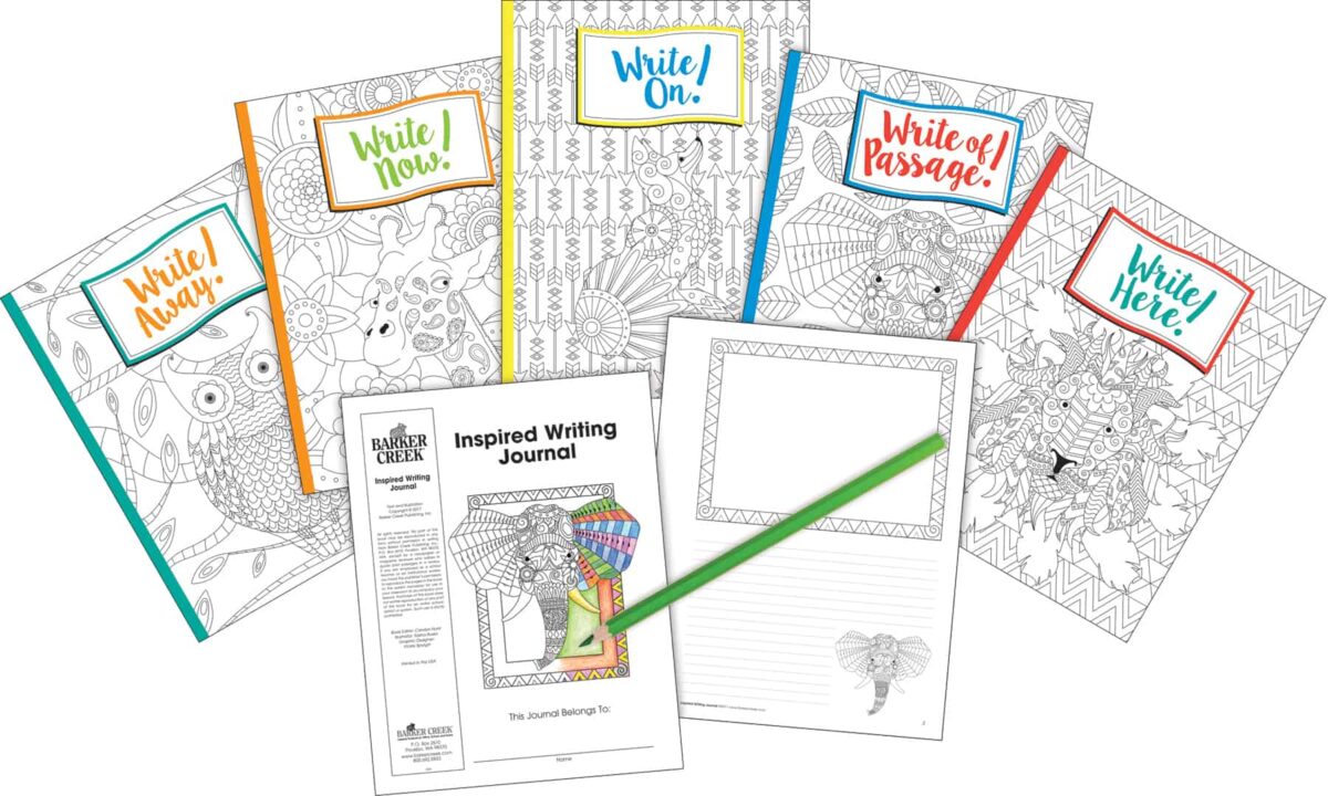 Inspired Writing Journal Set - Boho, 5/Set - Barker Creek Publishing