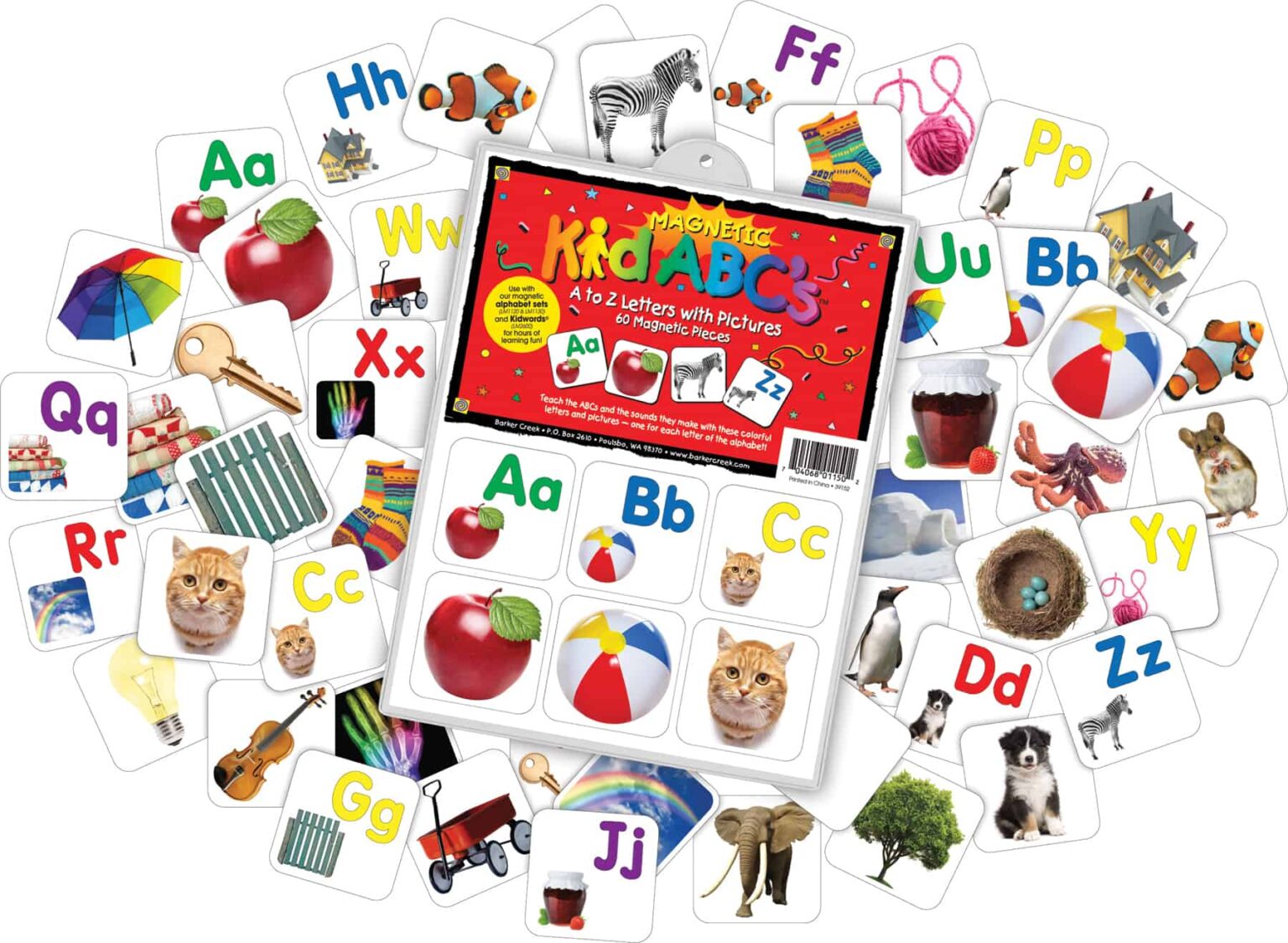 Learning Magnets® - 90 PCS® Verbs - Barker Creek Publishing